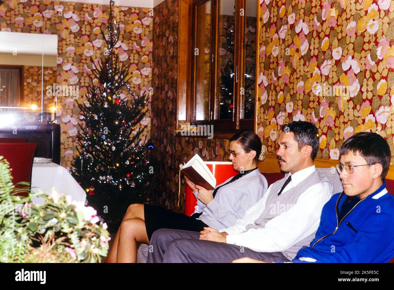 Christmas time, Lyon, France, archives 1972 Stock Photo - Alamy