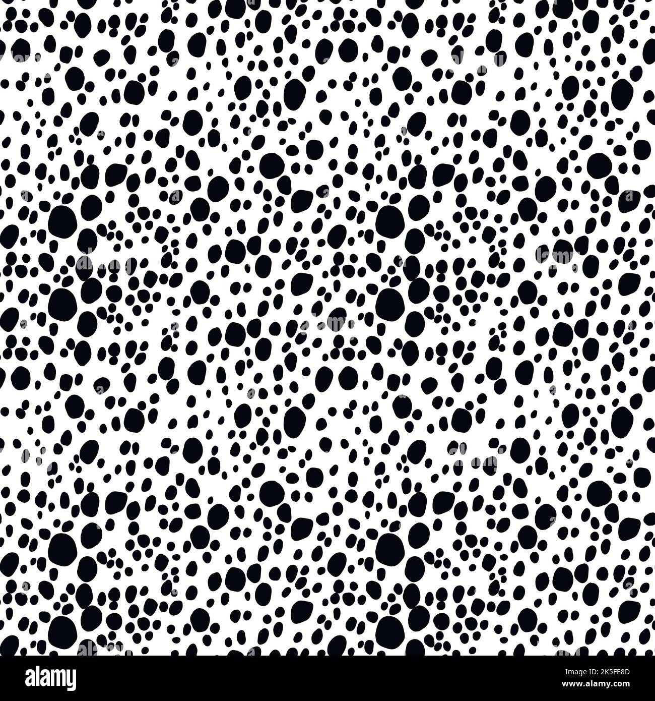 Abstract modern dalmatian fur seamless pattern. Animals trendy ...