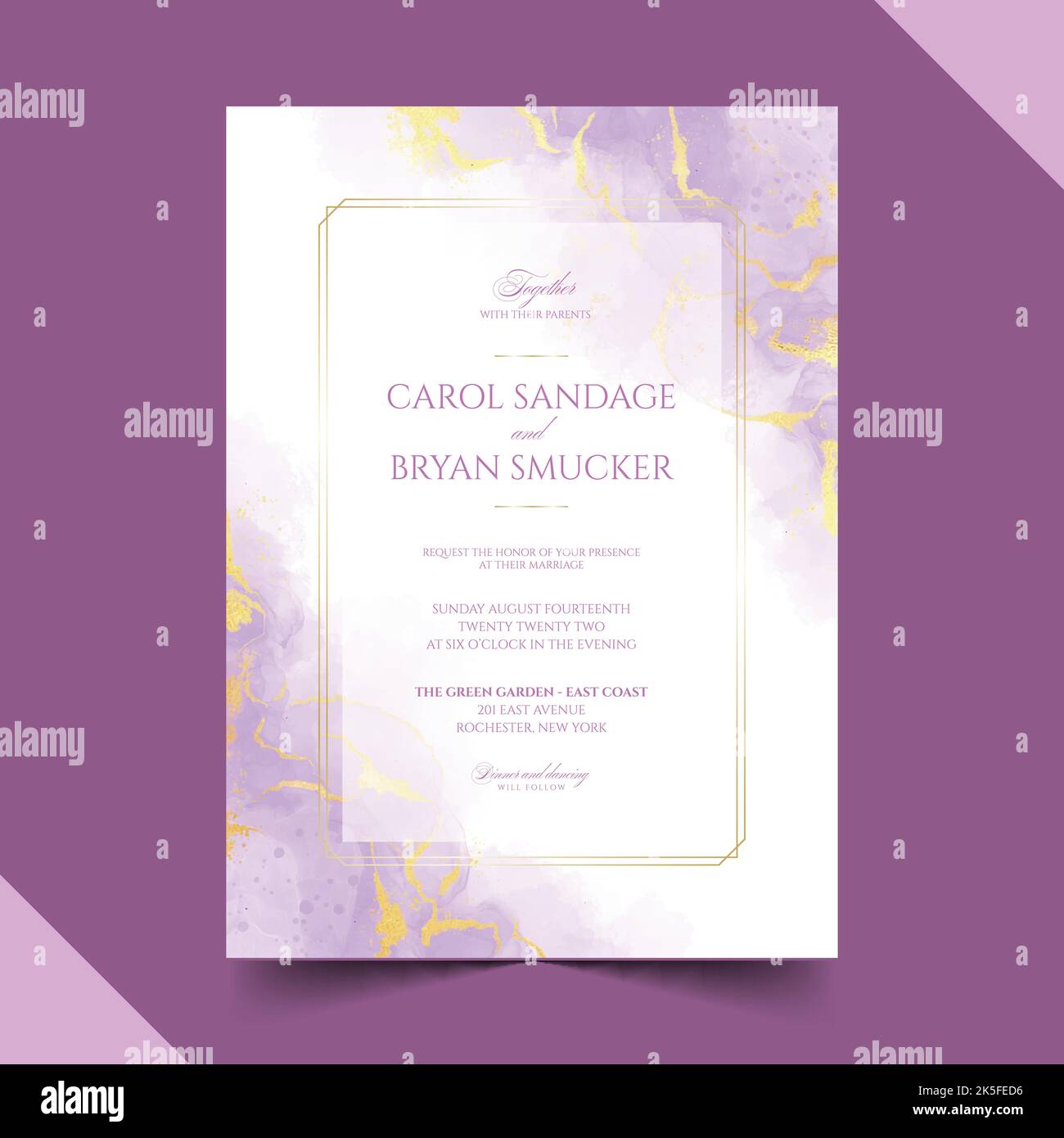 Blank Formal Invitation Template