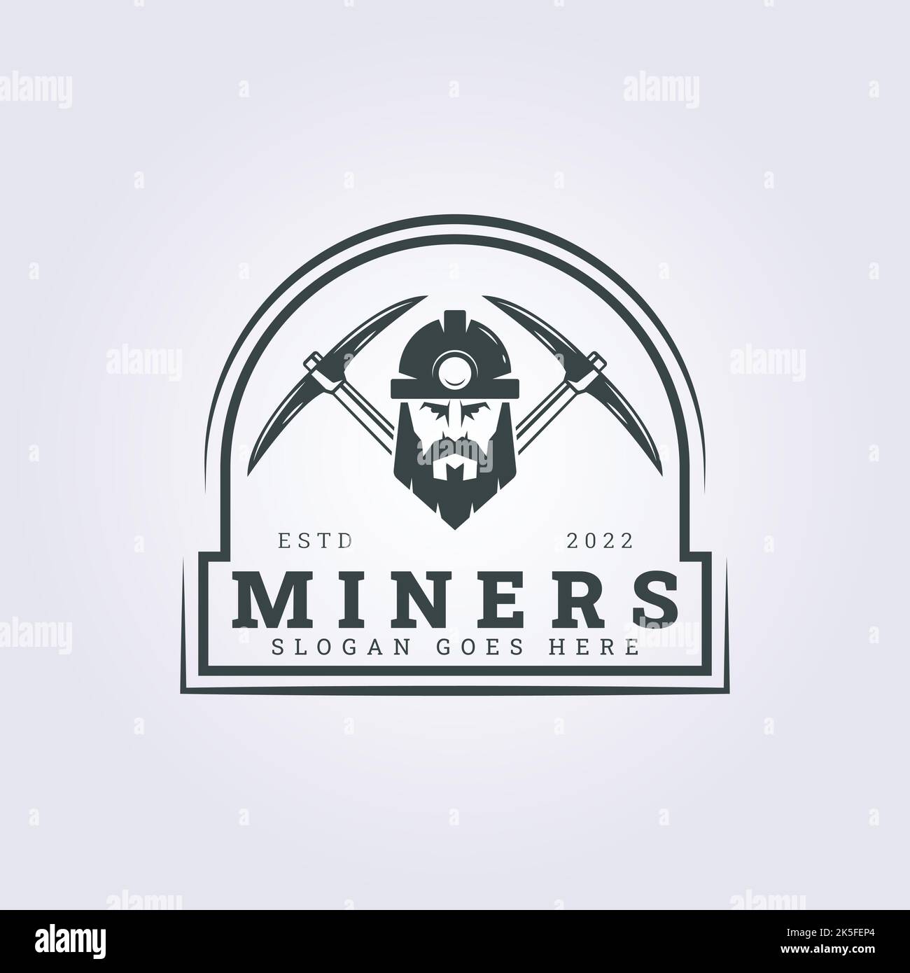 Miners symbol Stock Vector Images - Alamy