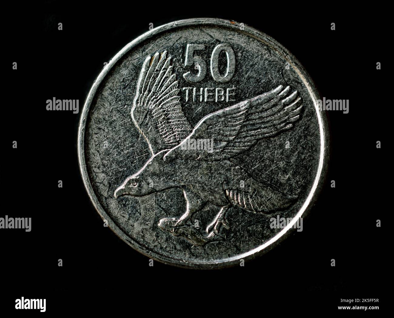 Photo coins Botswana,2013, 50 thebe Stock Photo - Alamy