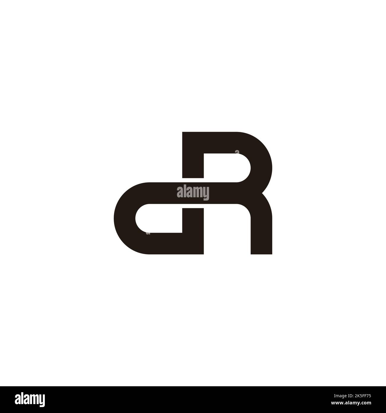 letter rd simple linked infinity logo vector Stock Vector Image & Art ...