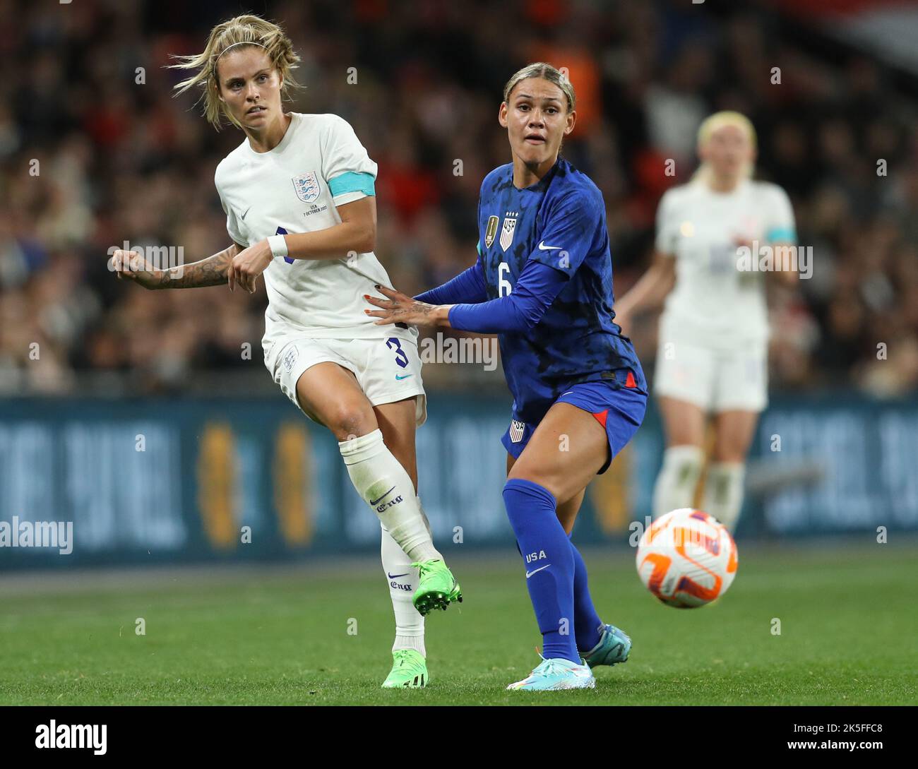 London, England, 7th October 2022. Rachel Daly of England and Trinity ...