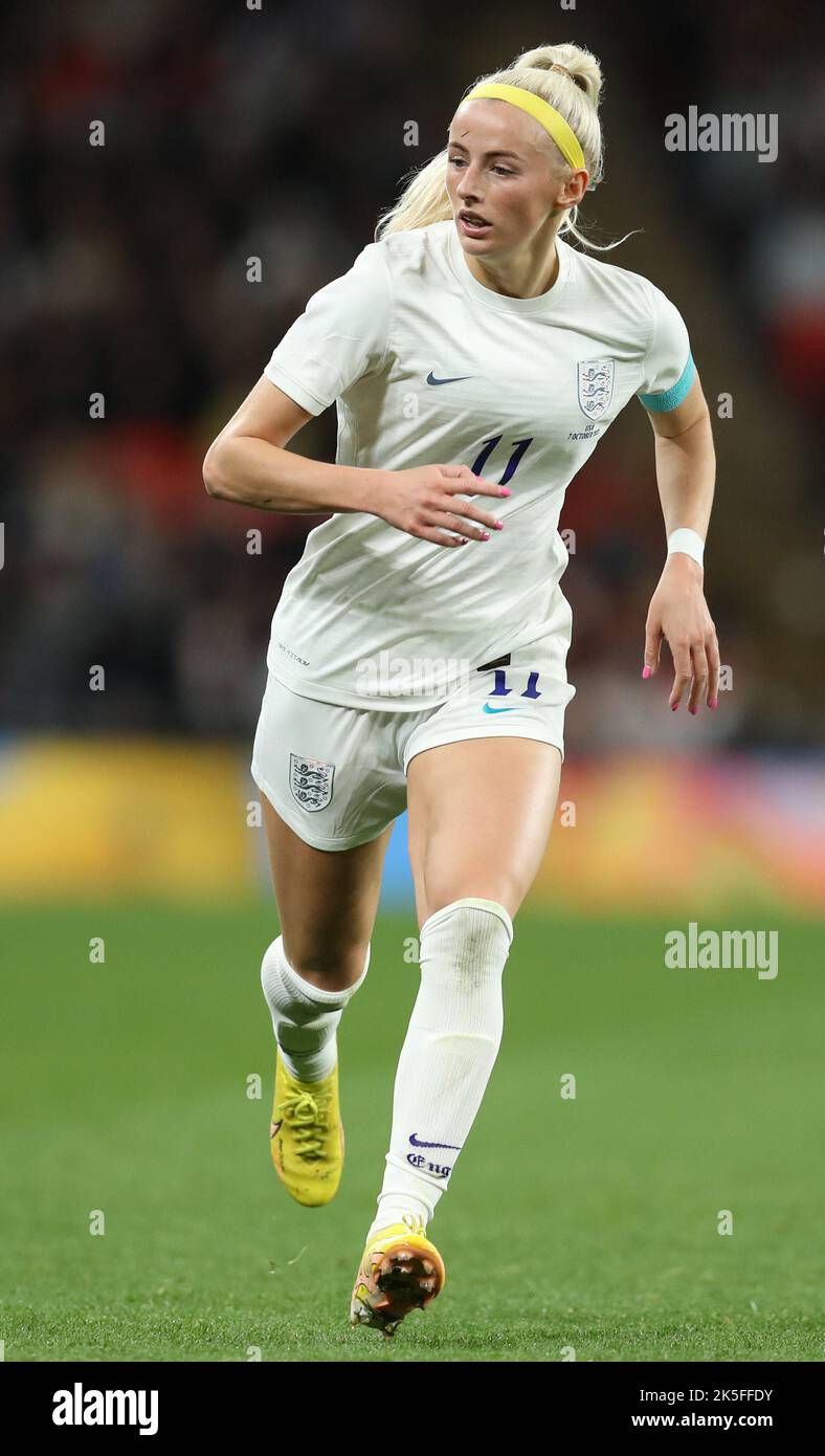 London, England, 7th October 2022. Chloe Kelly of England during the ...
