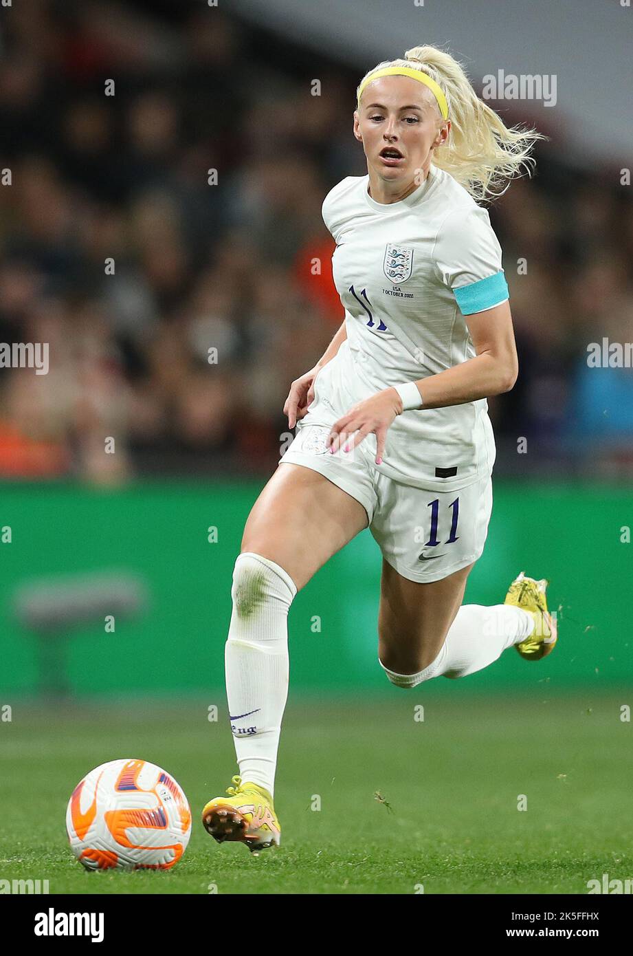 London, England, 7th October 2022. Chloe Kelly of England during the ...