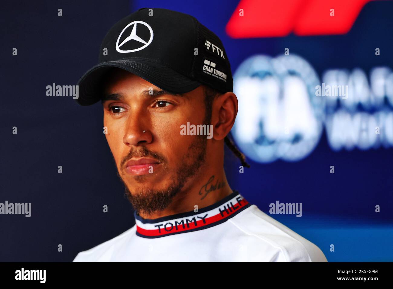 Suzuka, Japan. 08th Oct, 2022. Lewis Hamilton (GBR) Mercedes AMG F1 ...