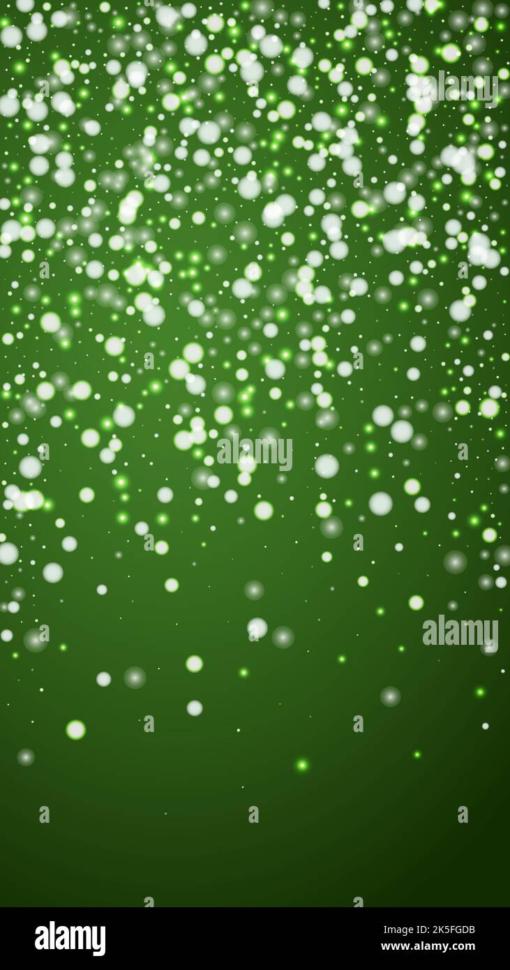 Magic falling snow christmas background. Subtle flying snow flakes and ...