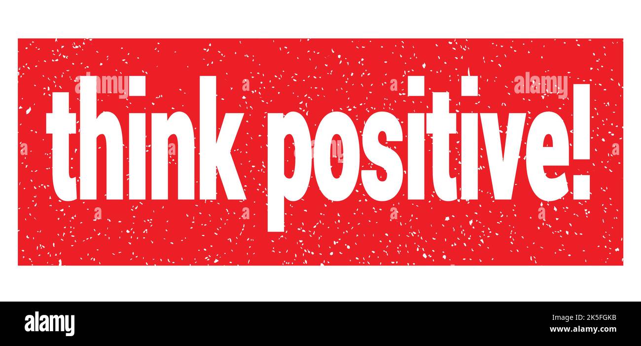 Think positive seal hi-res stock photography and images - Alamy