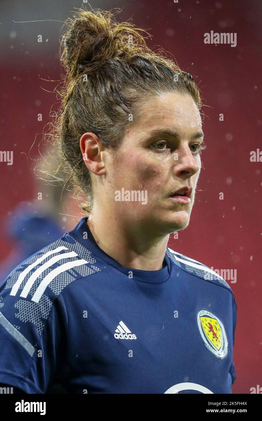 JEN BEATTIE, full name Jennifer Patricia Beattie, in a training and ...