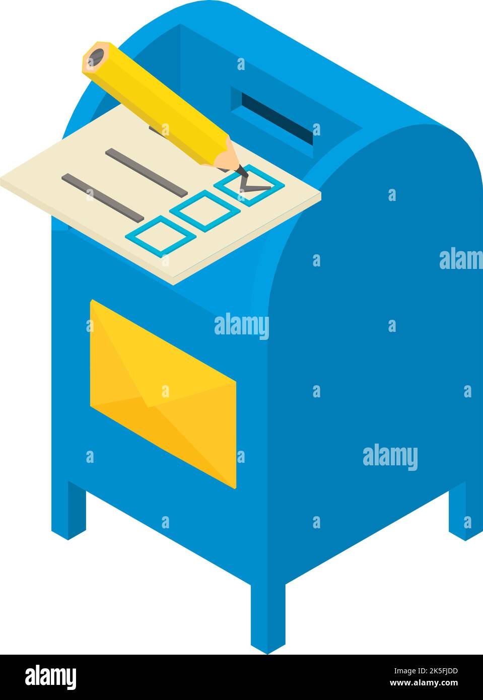 Postal ballot form Stock Vector Images - Alamy