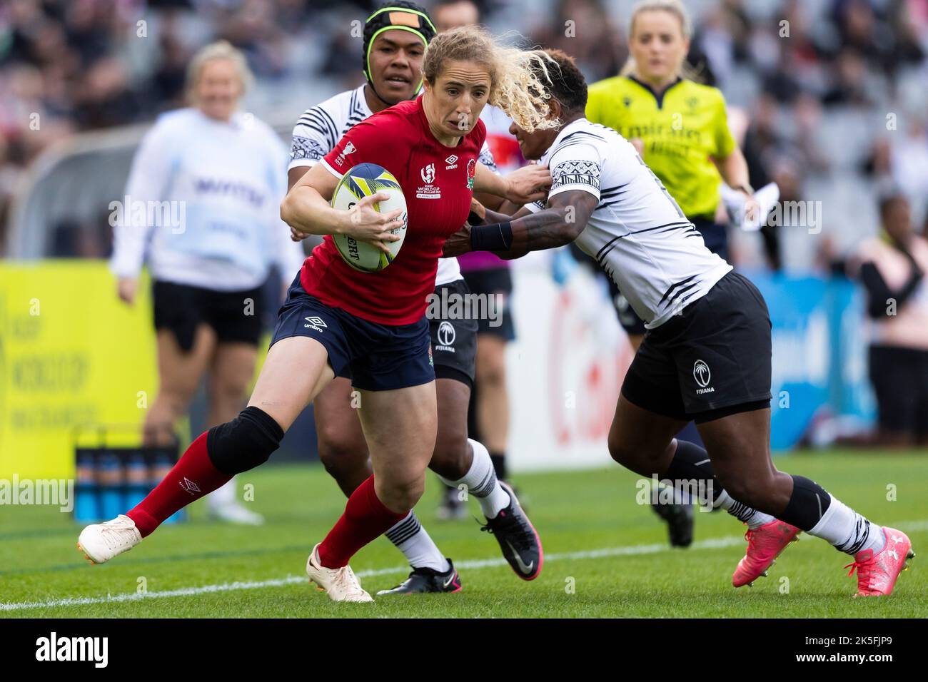England's Abby Dow during the Women's Rugby World Cup 2021 match at ...