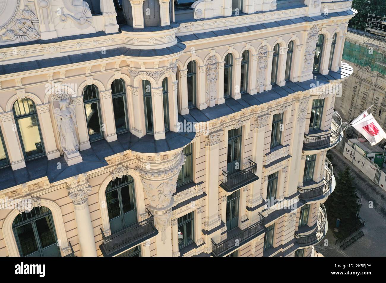 House in the style of Art Nouveau, Riga Stock Photo - Alamy