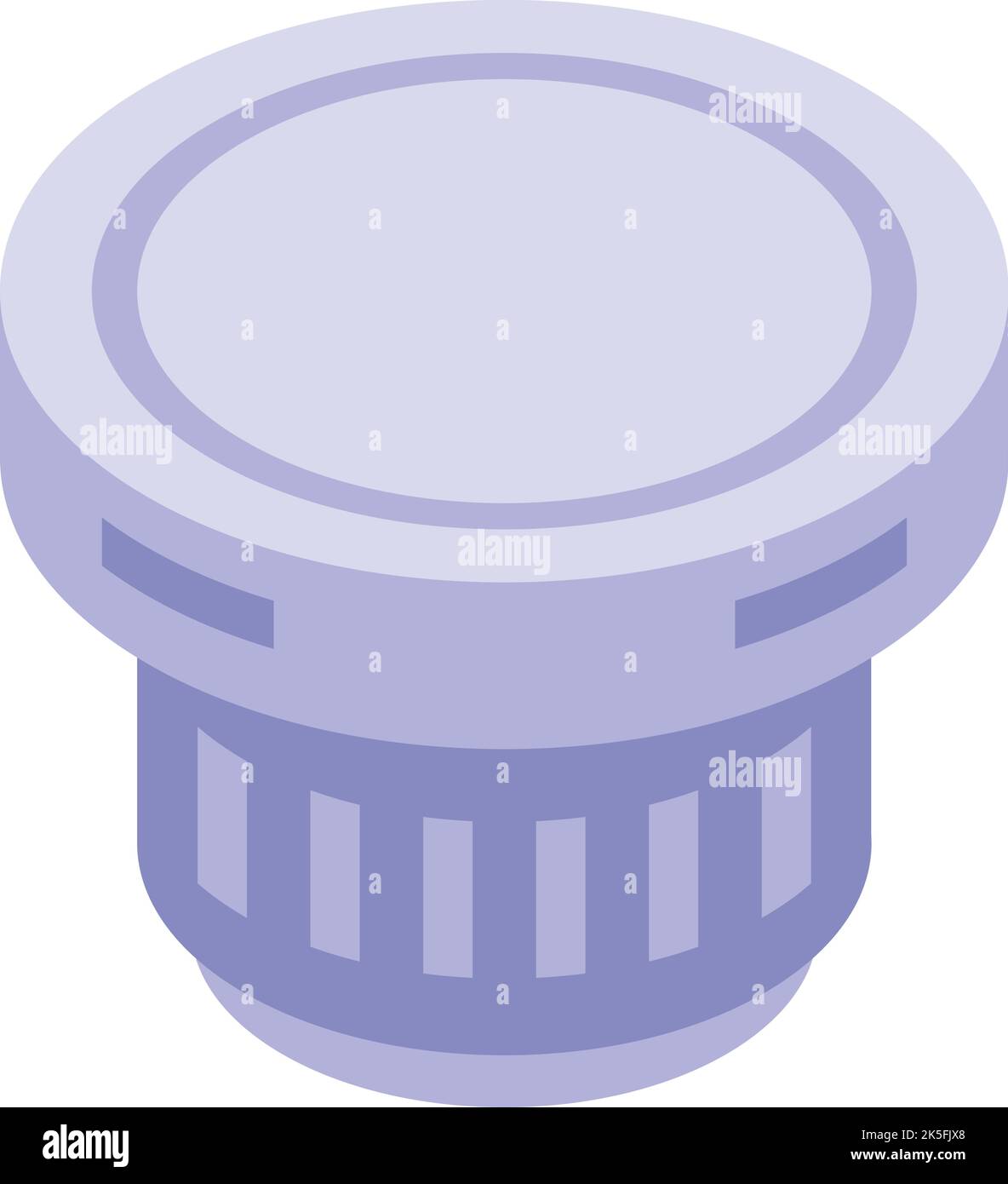 Alarm smoke detector icon isometric vector. Fire sensor. Home safety ...