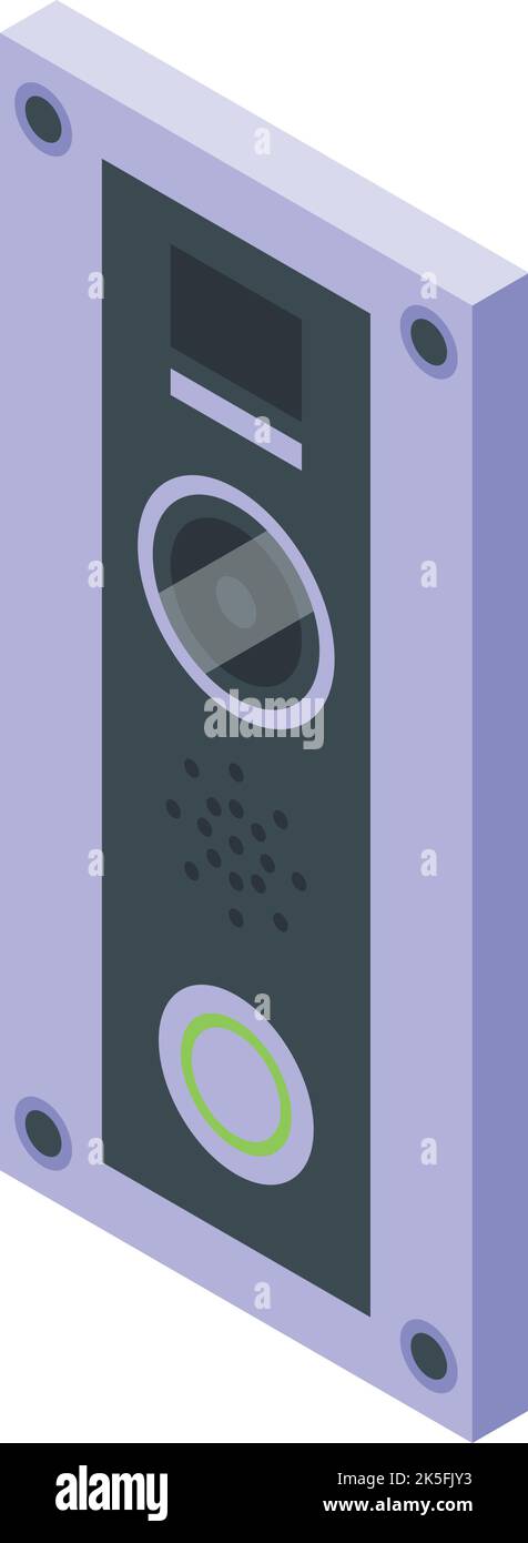 Wall Intercom Icon Isometric Vector Door Camera System Security Stock Vector Image And Art Alamy