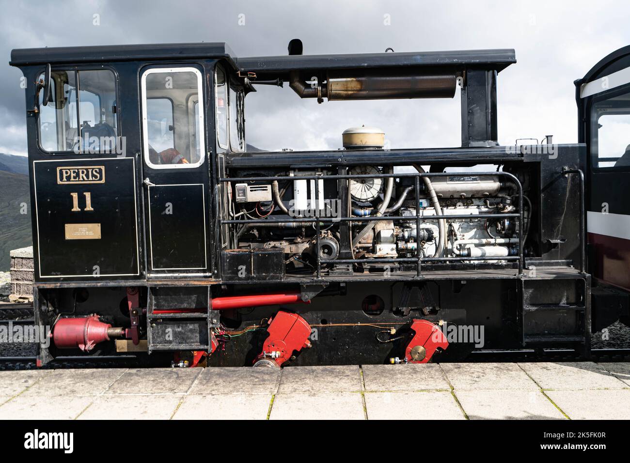 Snowdon Mountain railway, Snowdon / Yr Wyddfa, Eryri /Snowdonia ...