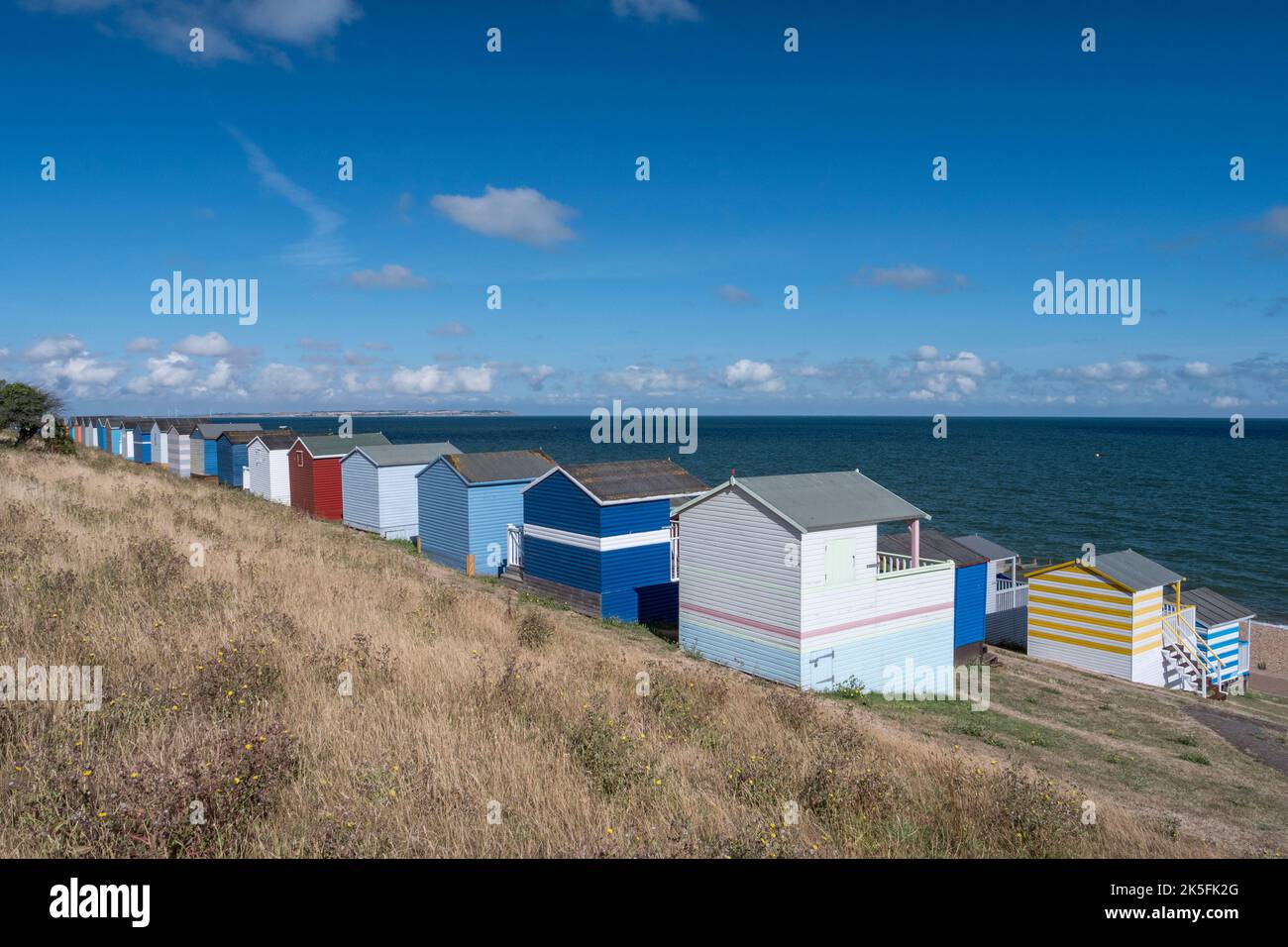 Beach huts in Whitstable, Kent, UK Stock Photo - Alamy