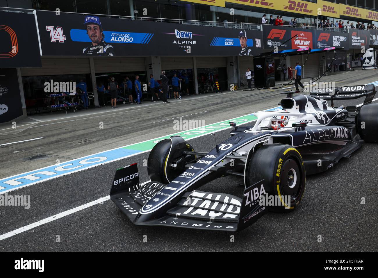 October 8, 2022, Rome, Japan: 10 GASLY Pierre (fra), Scuderia AlphaTauri AT03, action during the ...