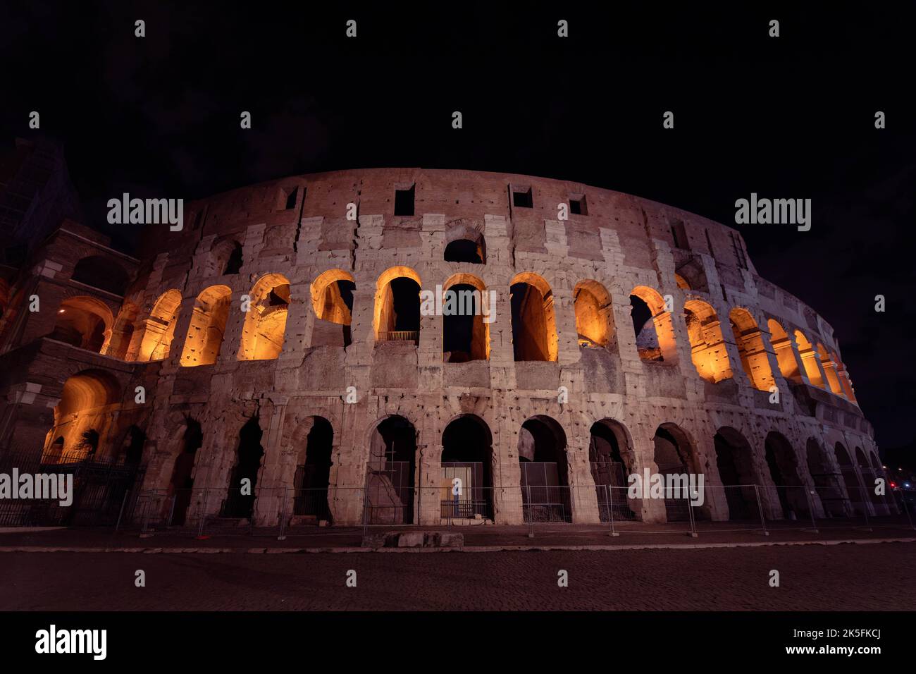 The colosseum lit up at night hi-res stock photography and images - Alamy