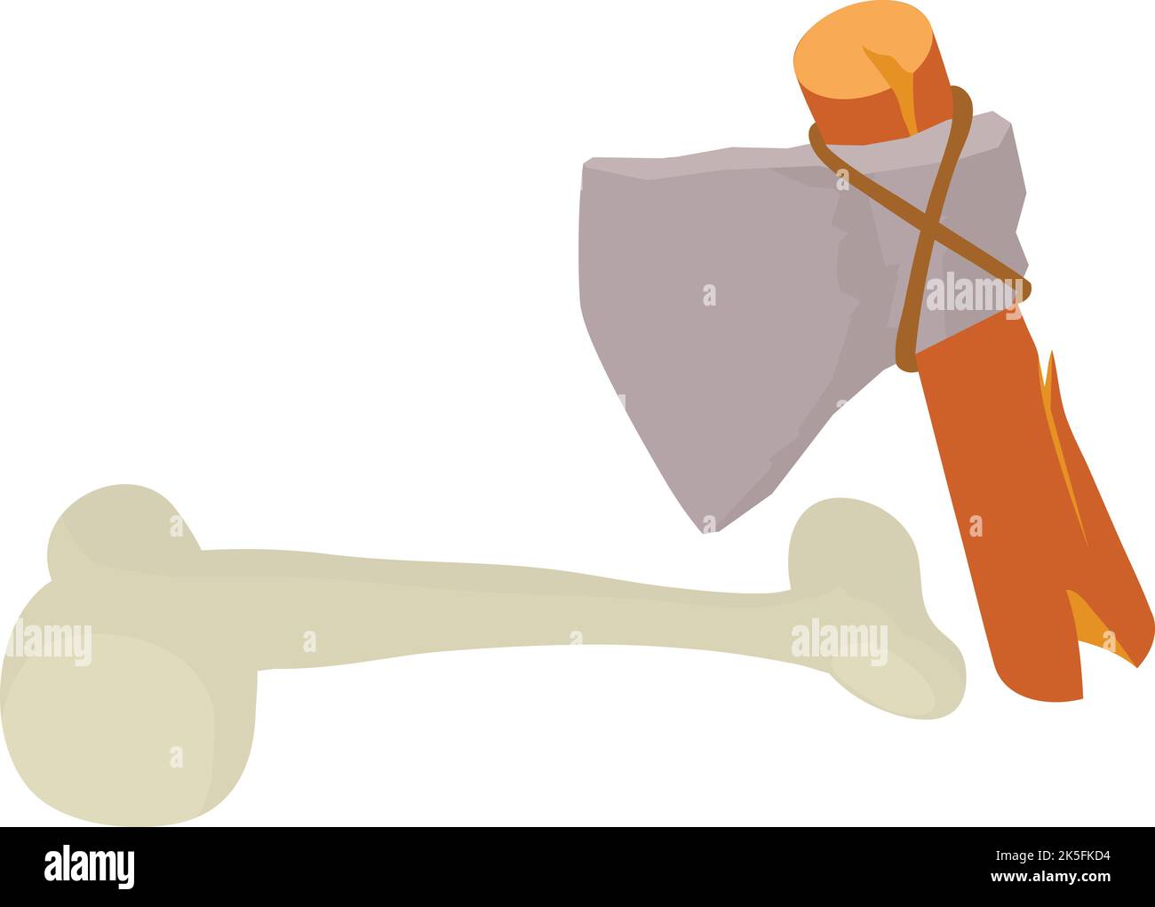 Sharpened bone Stock Vector Images - Alamy