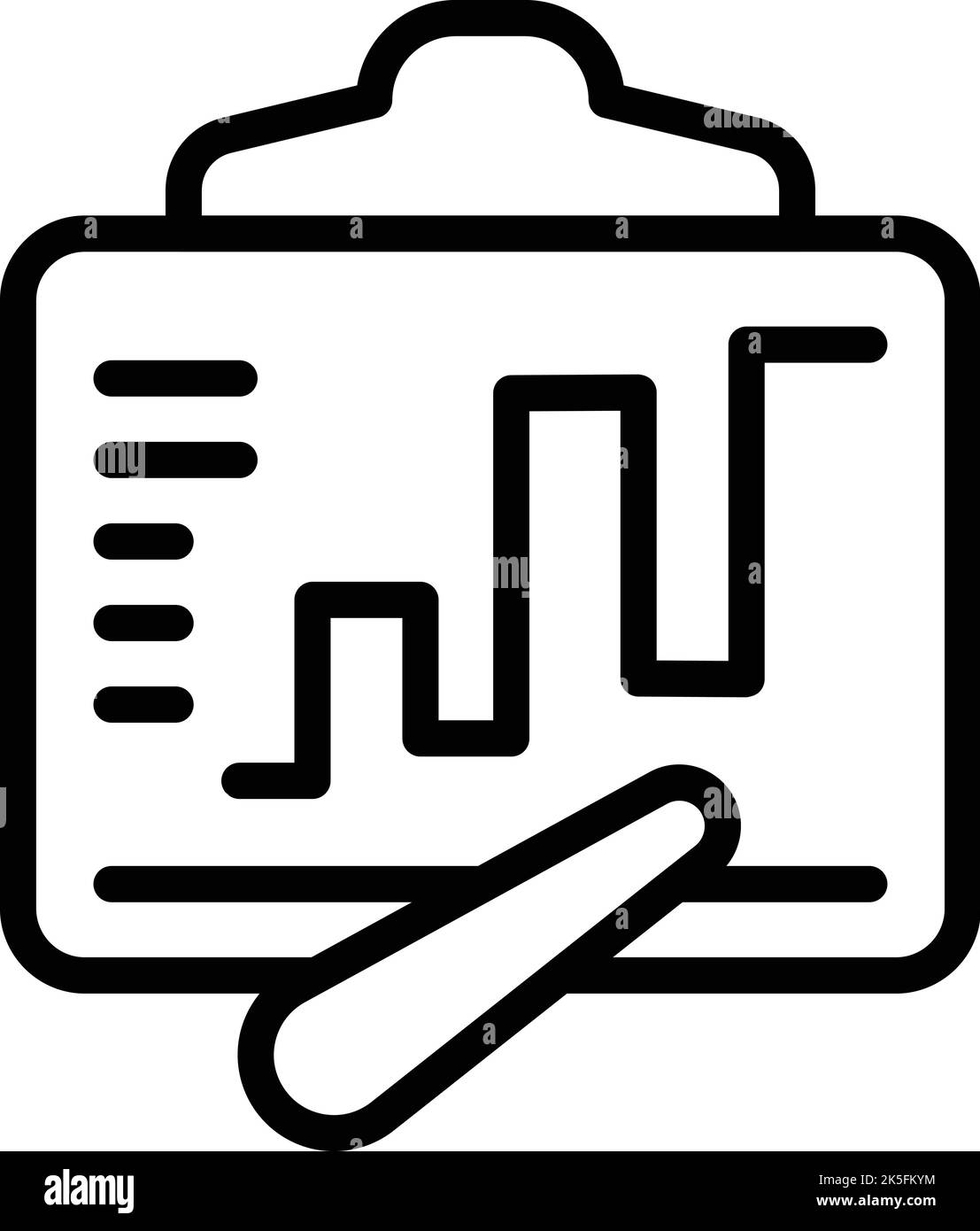 Draw lesson icon outline vector. Learn plan. Exam learning Stock Vector ...