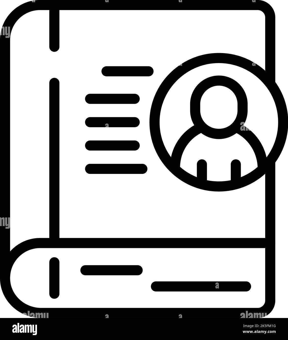 Lesson book icon outline vector. Private school. Class student Stock ...