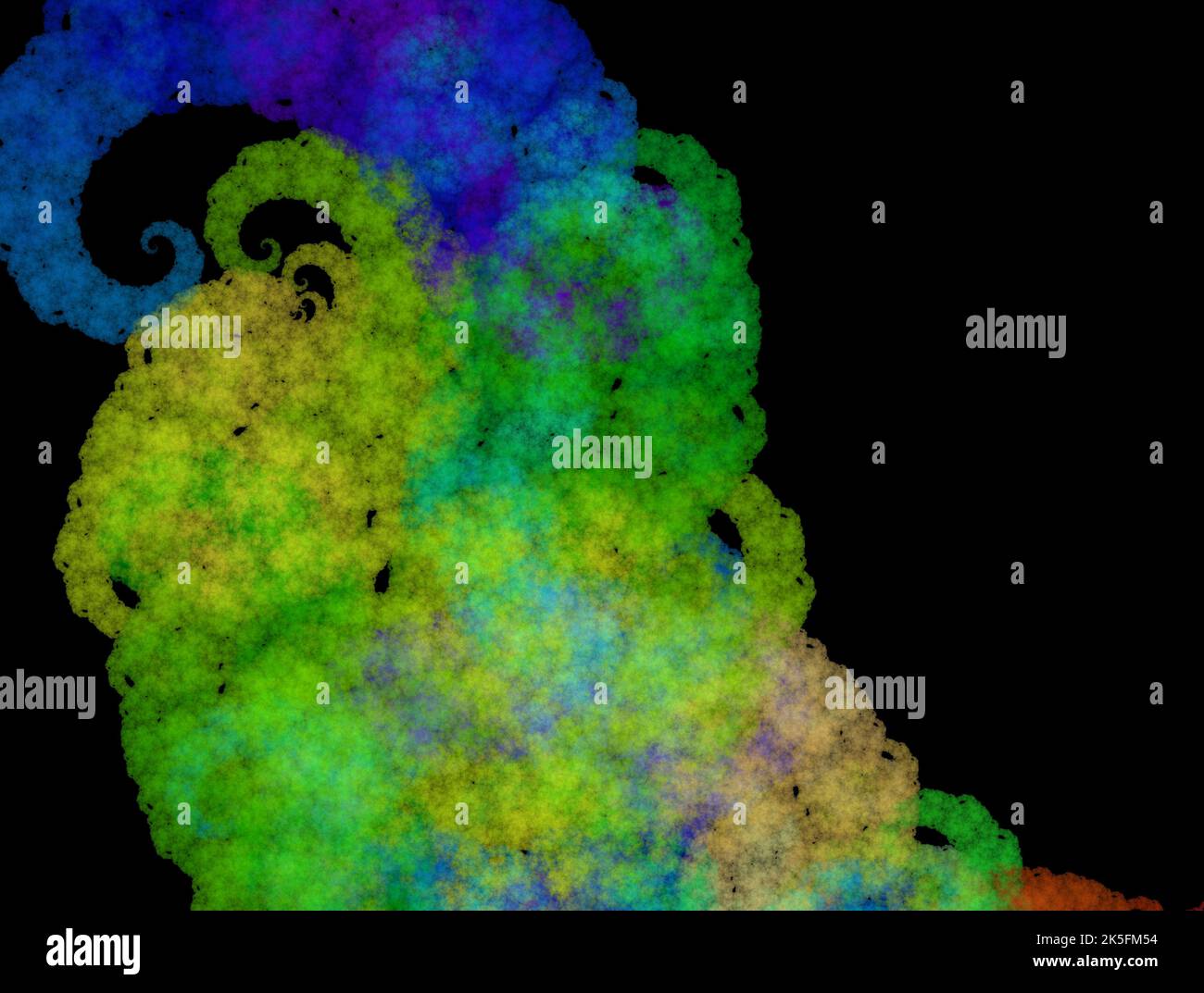 Imaginatory lush fractal texture image abstract background Stock Photo ...