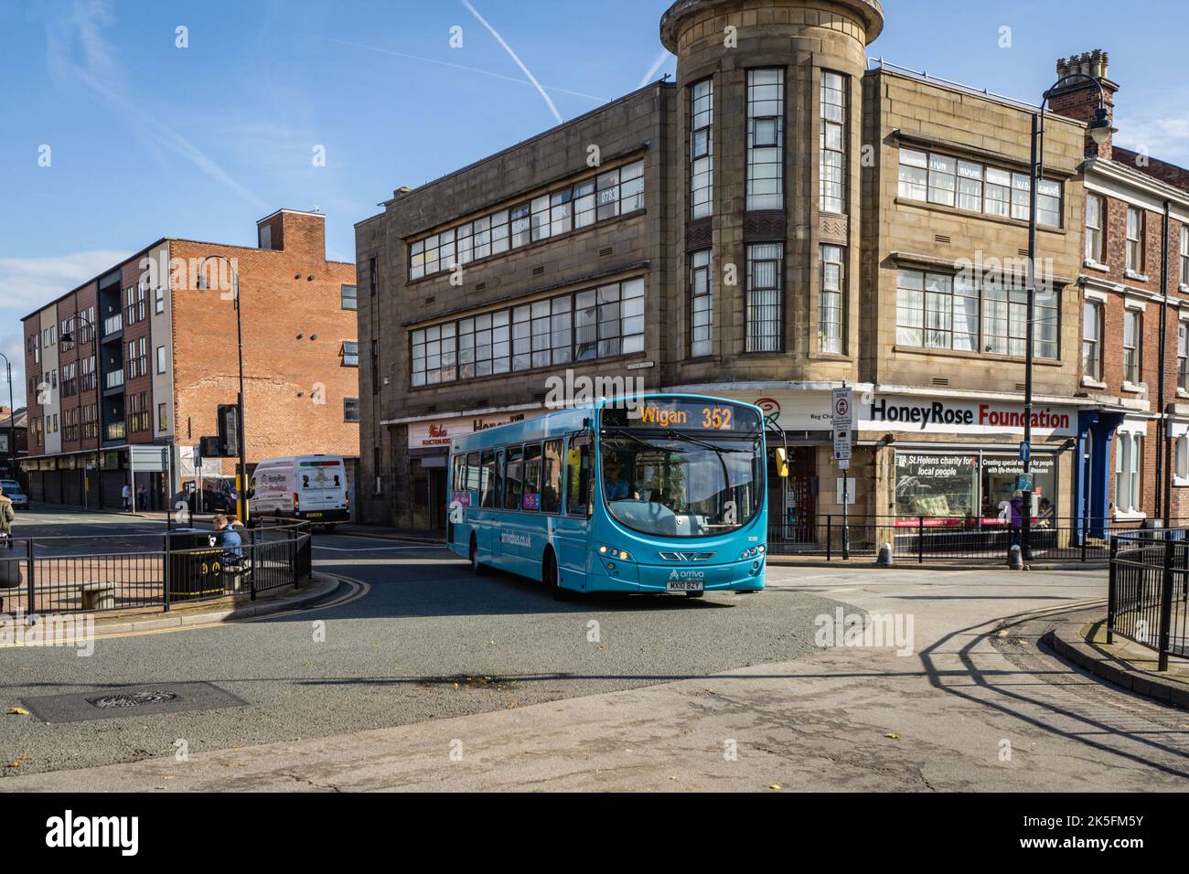 06.10.2022 St Helens, Merseyside, UK Travel With Arriva, Transport ...