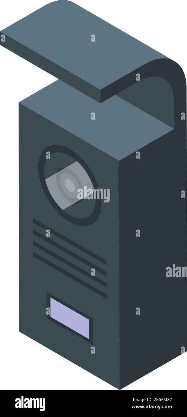 Intercom keypad icon isometric vector. Video door. Phone system Stock Vector Image & Art - Alamy