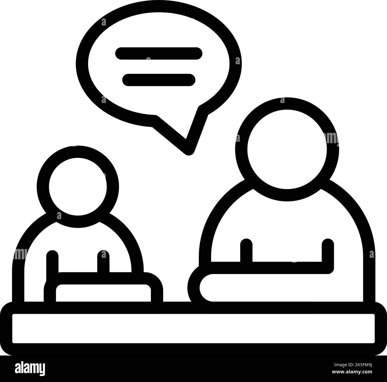 Private lesson icon outline vector. School teacher. Class tutor Stock ... Private lesson icon outline vector. School teacher. Class tutor Stock ...