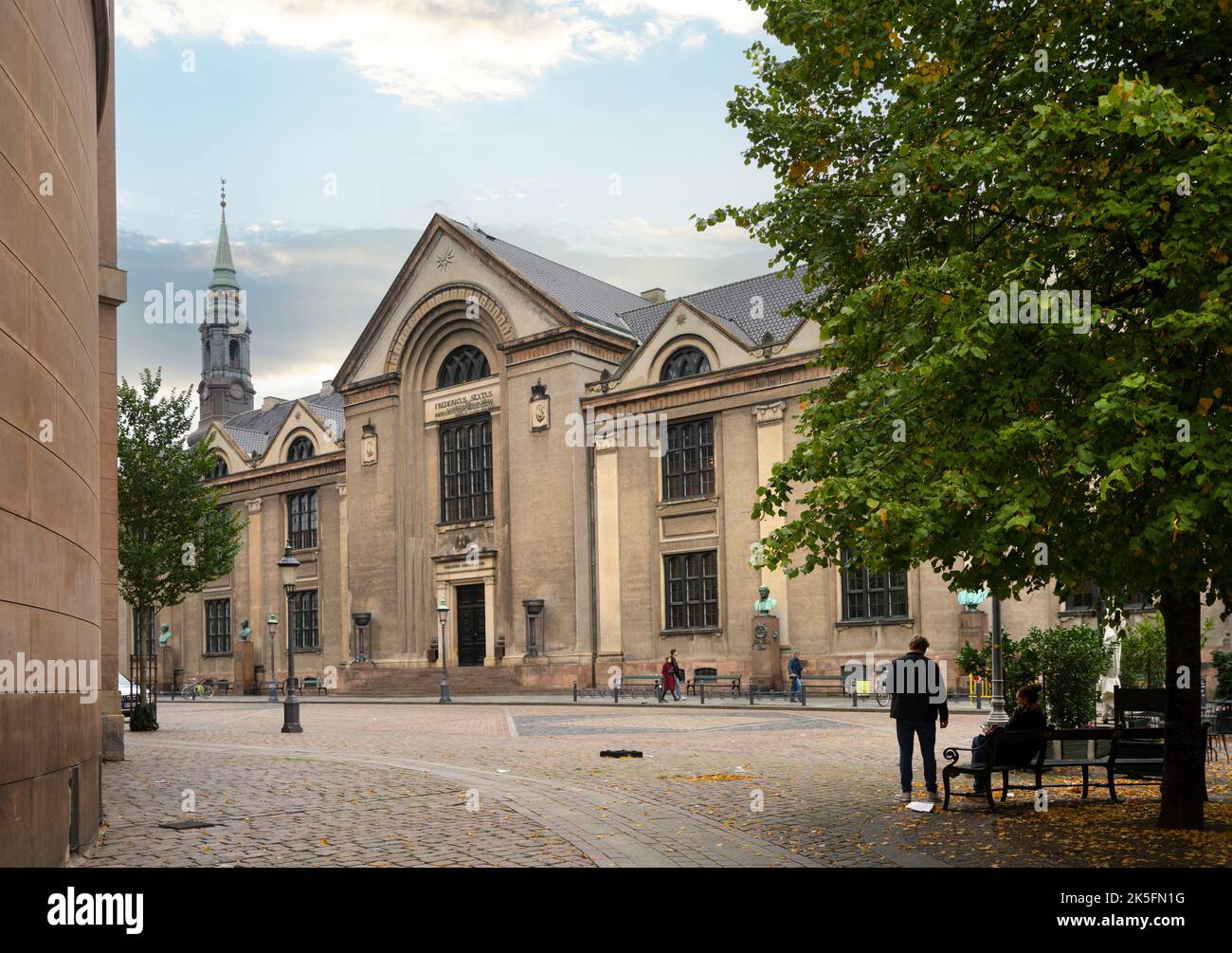 Copenhagen, Denmark. October 2022. view of the Copenhagen University ...