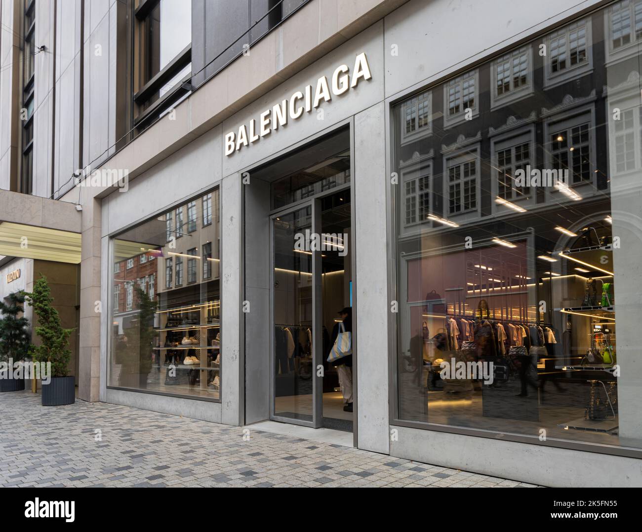 Copenhagen, Denmark. October 2022. External view of the Gucci brand ... Copenhagen, Denmark. October 2022. External view of the Gucci brand ...