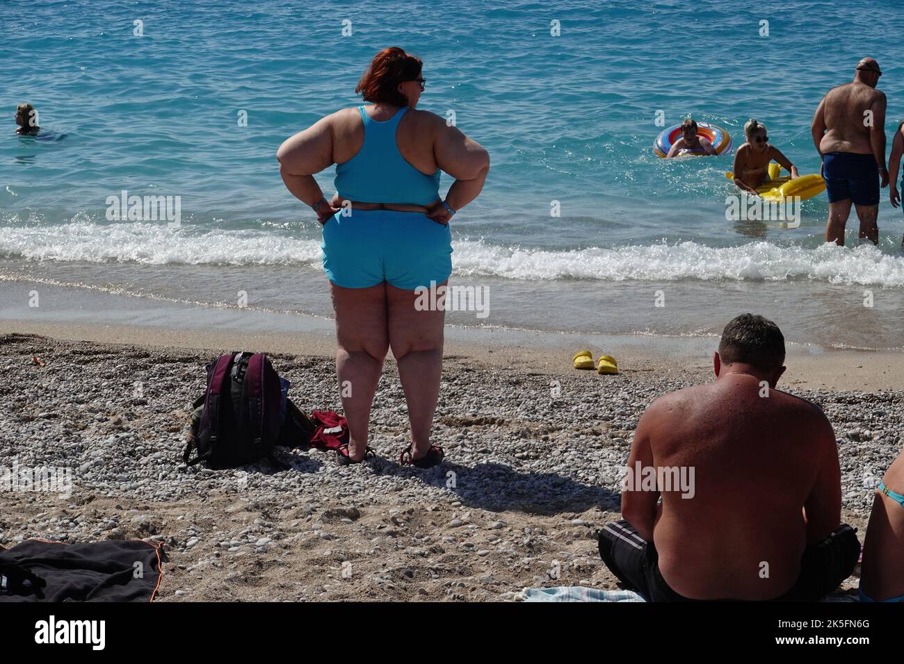 Fat Black People At The Beach 8600