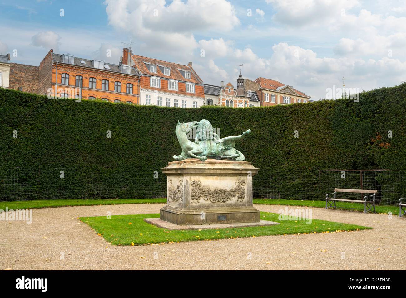 Copenhagen, Denmark. October 2022. the Lion and the Horse by Peter ...