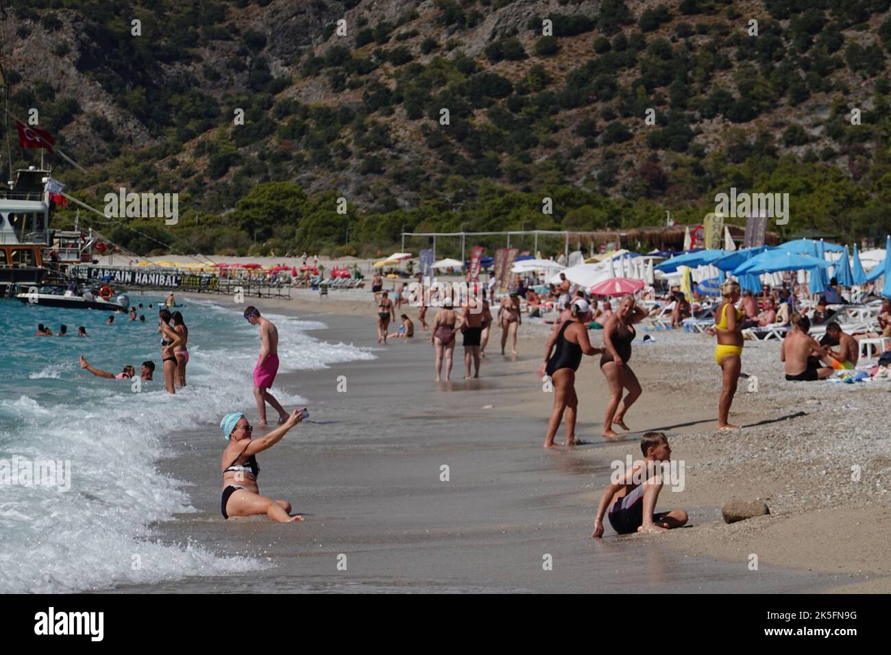 Turkey, Oludeniz beach Stock Photo - Alamy