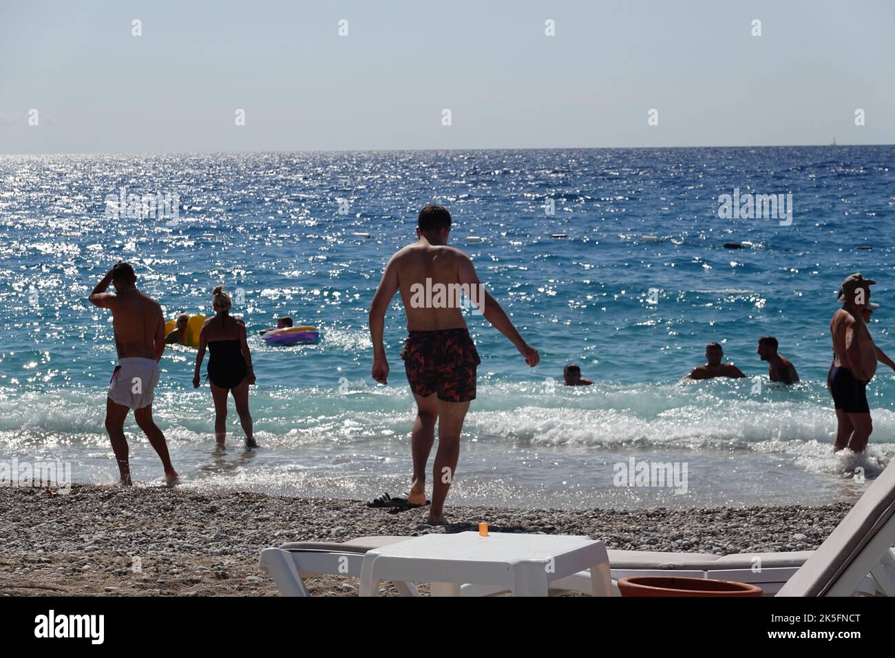 Turkey, Oludeniz beach Stock Photo - Alamy