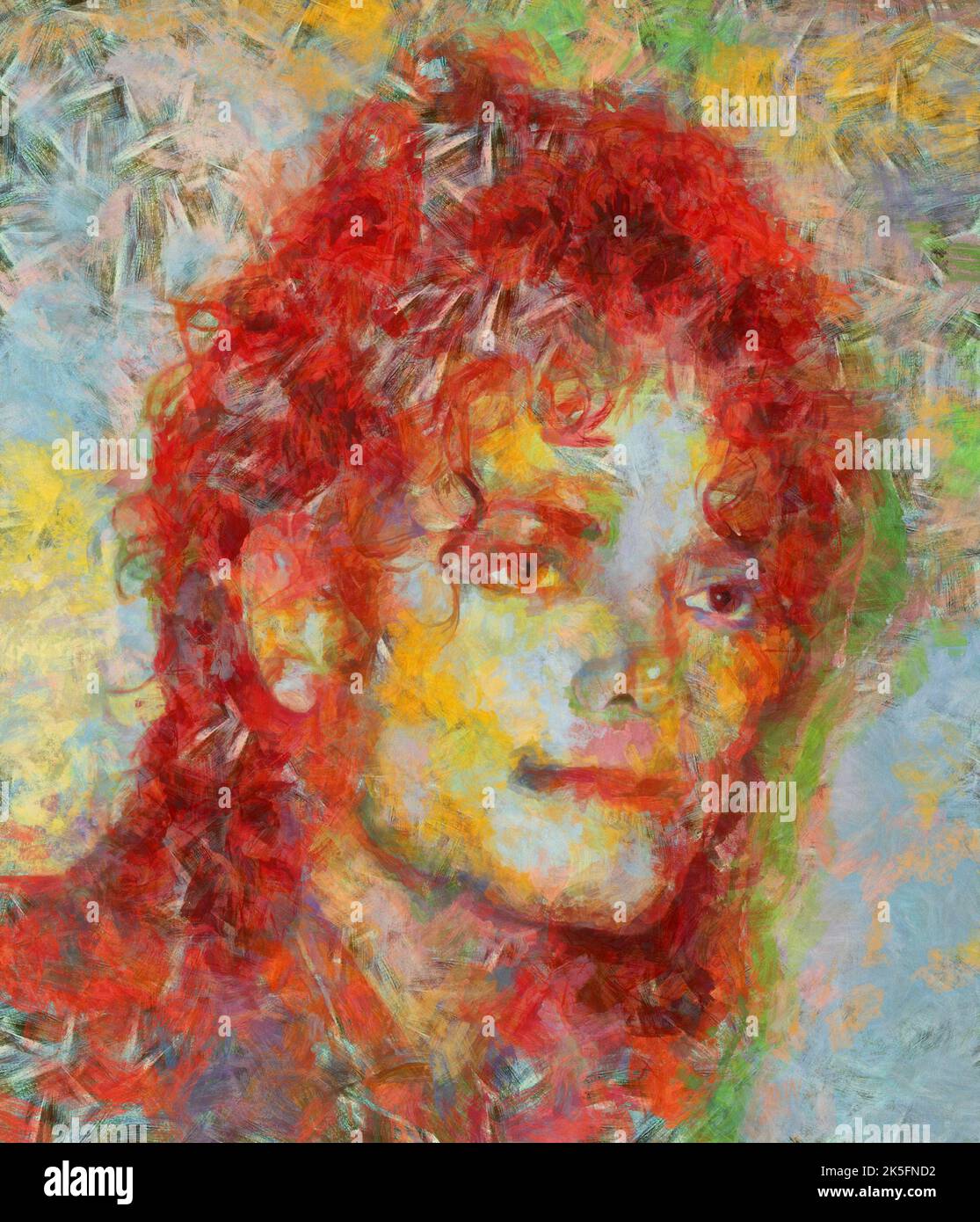 Michael jackson painting hi-res stock photography and images - Alamy