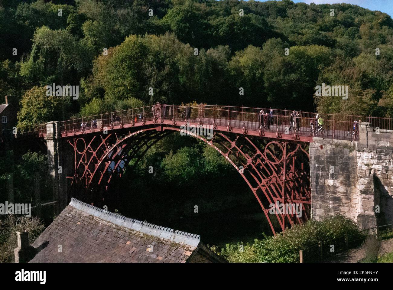 The World Heritage Site is Ironbridge, The first iron bridge in the ...