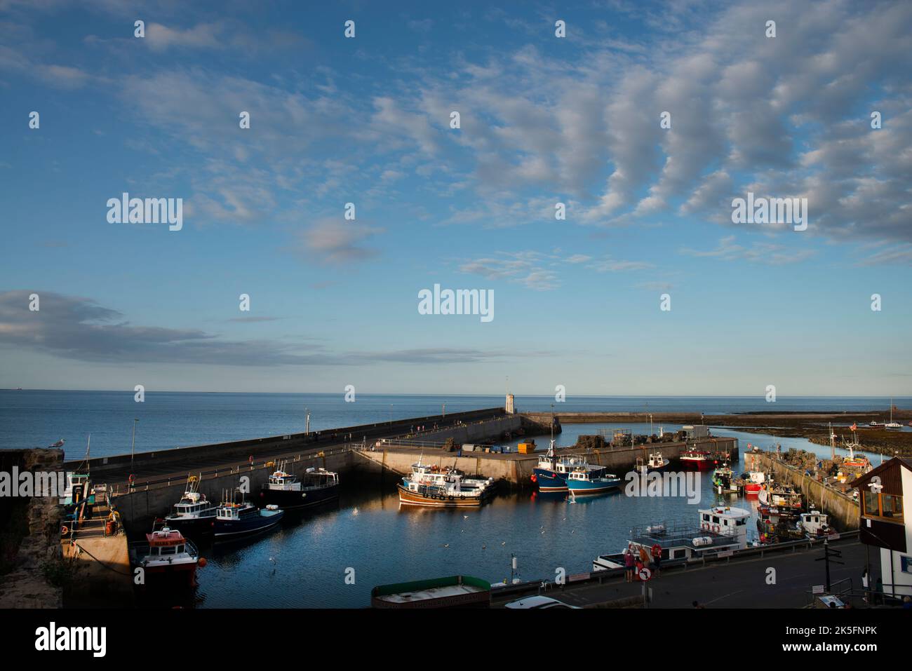 Seahouses is a small port on Northumberland coast.The port is near ...