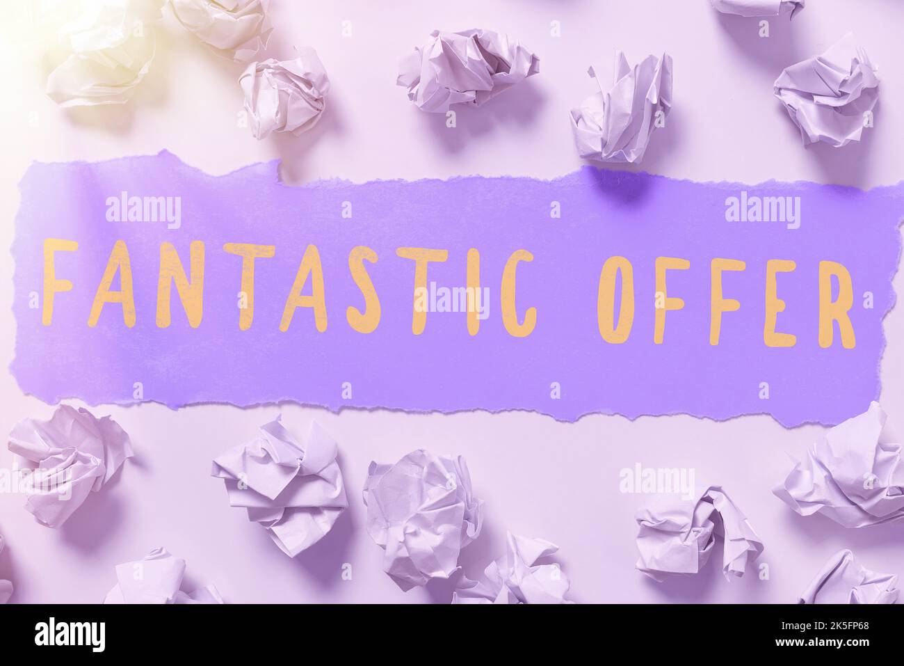 Sign displaying Fantastic Offer. Business showcase a marketing strategy ...