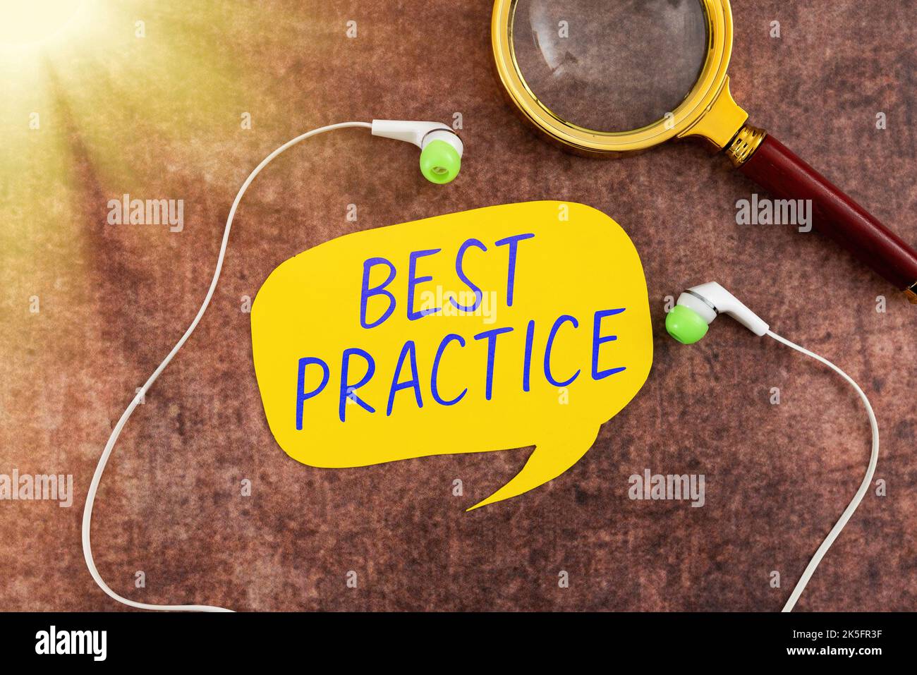 Sign displaying Best Practice. Business overview Selective Focus Proven ...