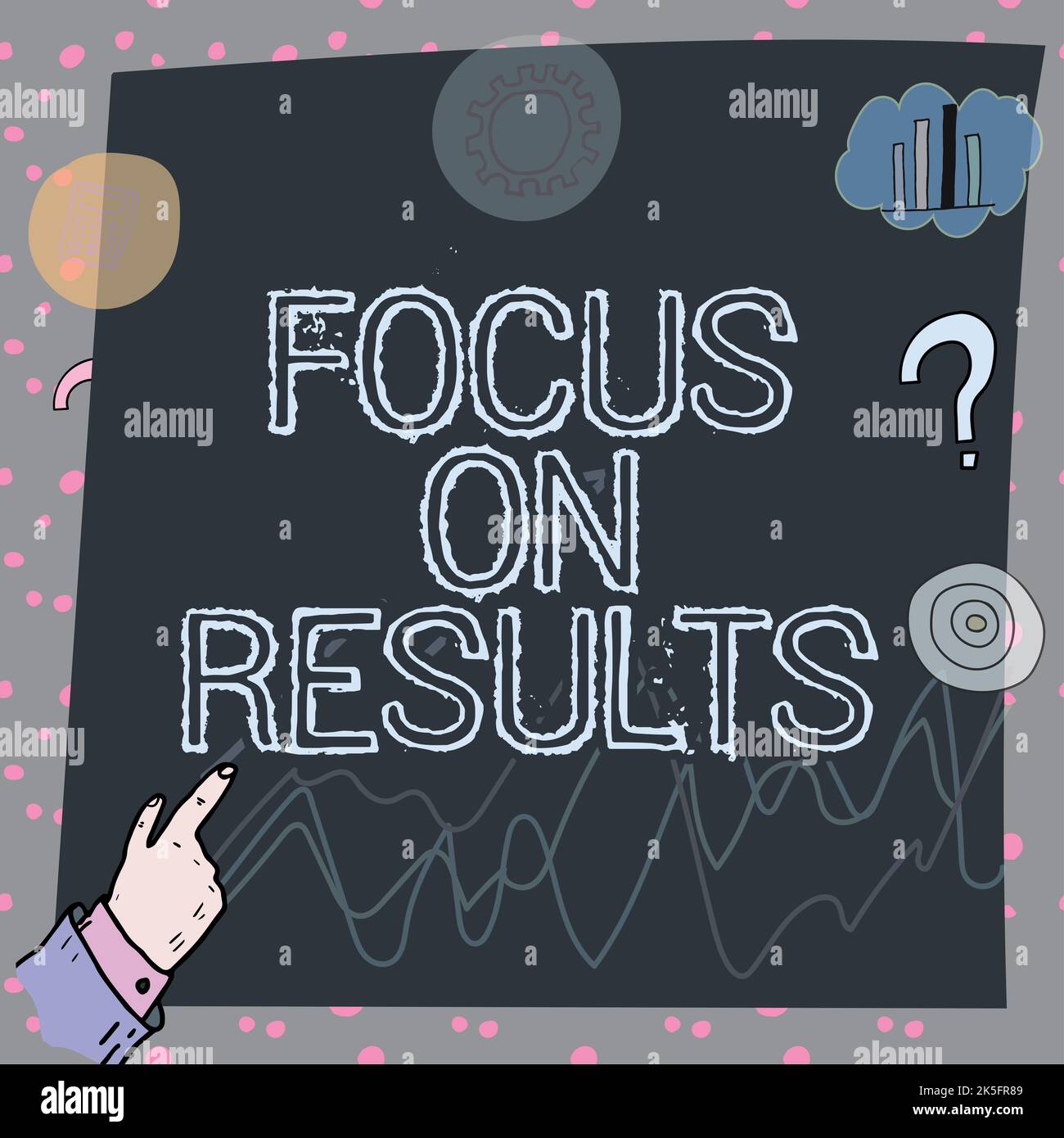 Writing displaying text Focus On Results. Business idea concentration ...