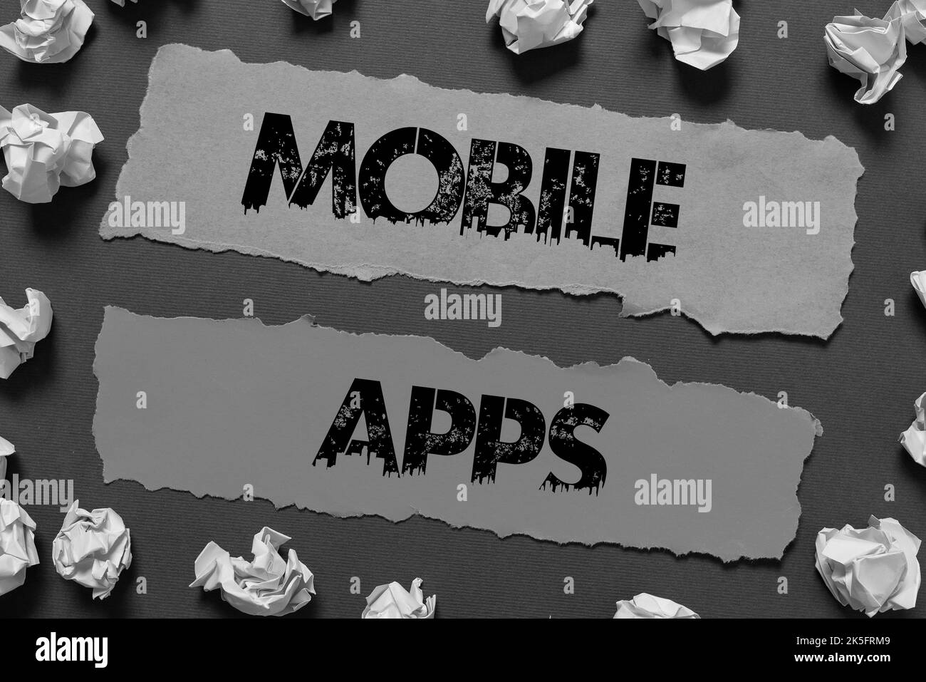 Sign Displaying Mobile Apps Concept Meaning A Software Application