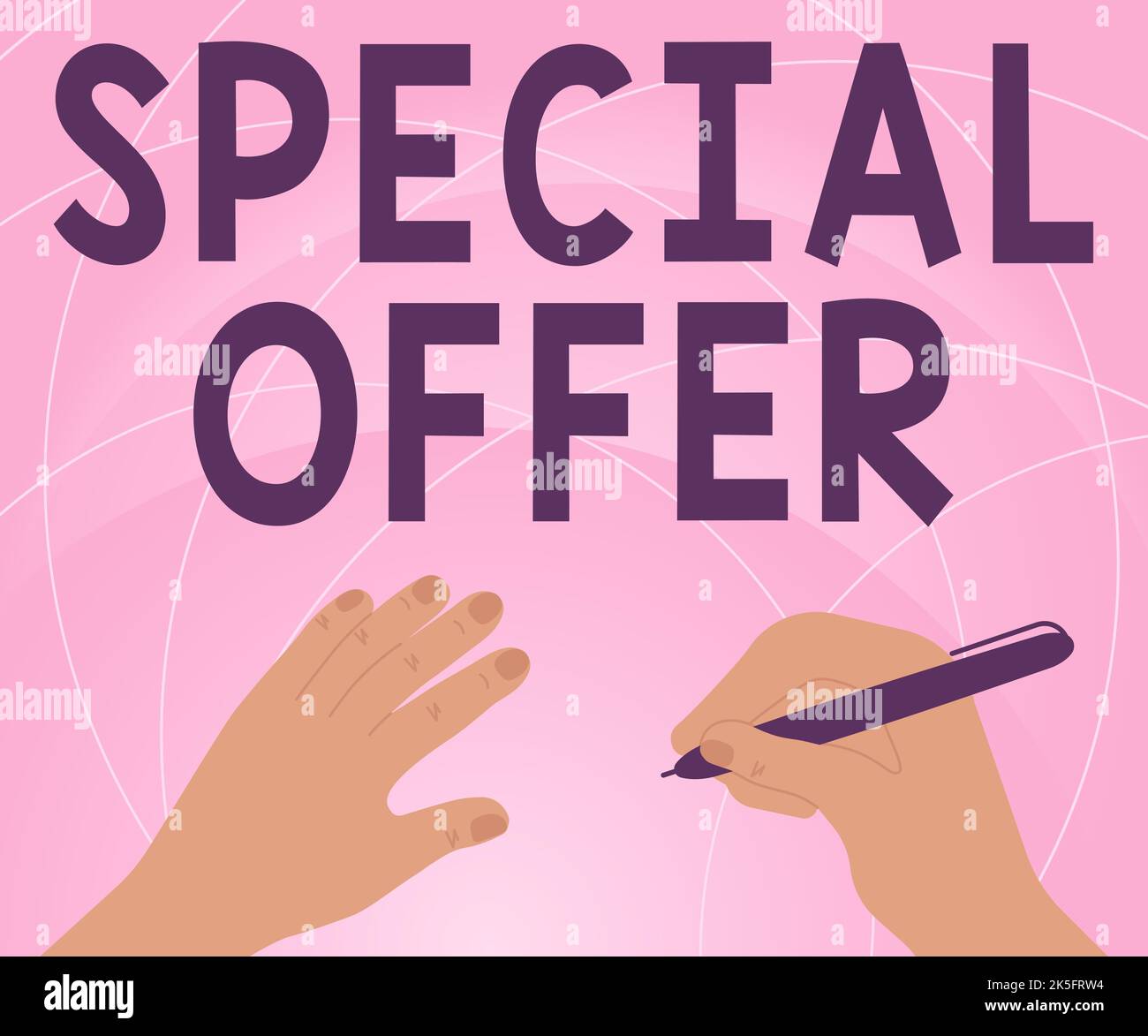 Text caption presenting Special Offer. Business showcase selling ...
