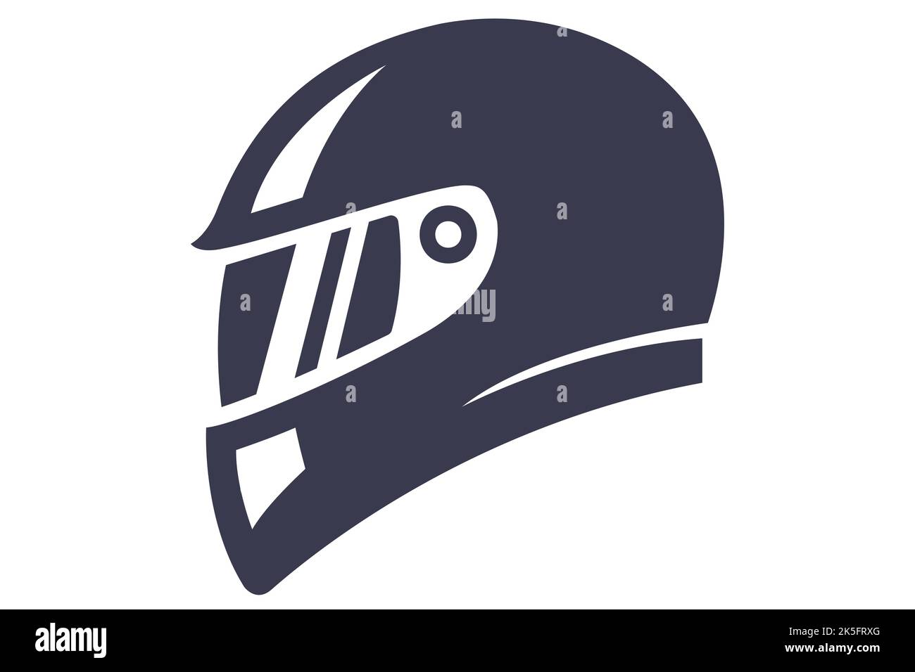 black icon motorcycle helmet to protect the head. flat vector ...