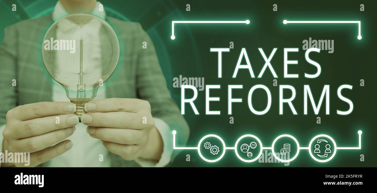 Text showing inspiration Taxes Reforms. Word Written on managing ... Text showing inspiration Taxes Reforms. Word Written on managing ...