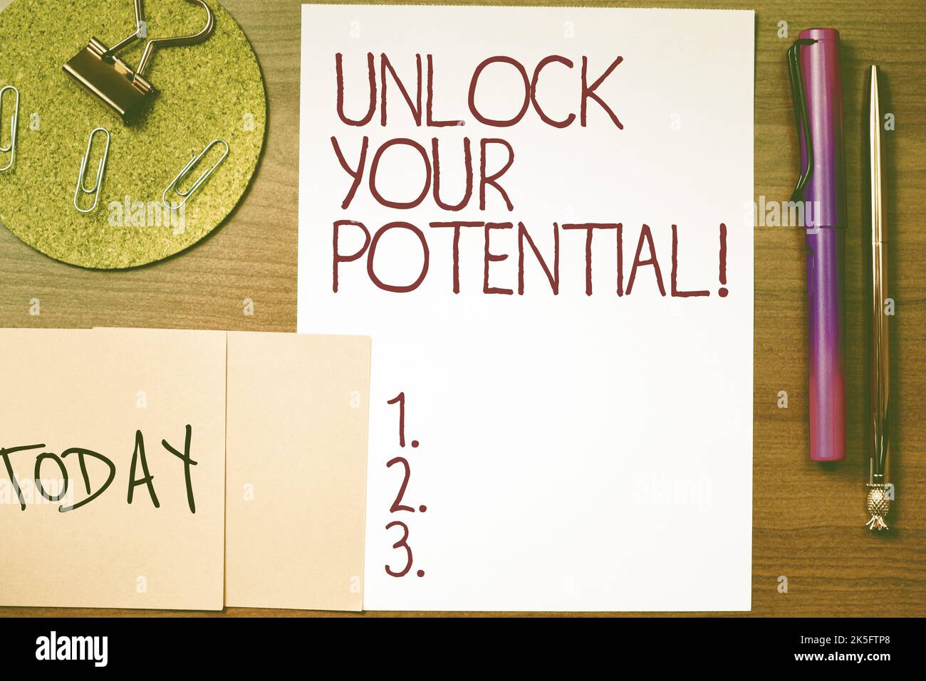 Text caption presenting Unlock Your Potential. Business idea Mentor ...