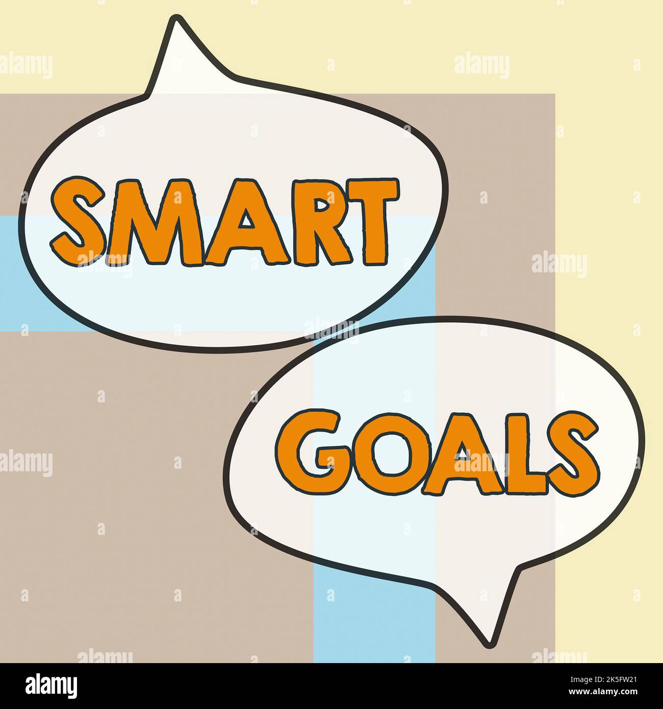 Writing displaying text Smart Goals. Concept meaning mnemonic used as a ...