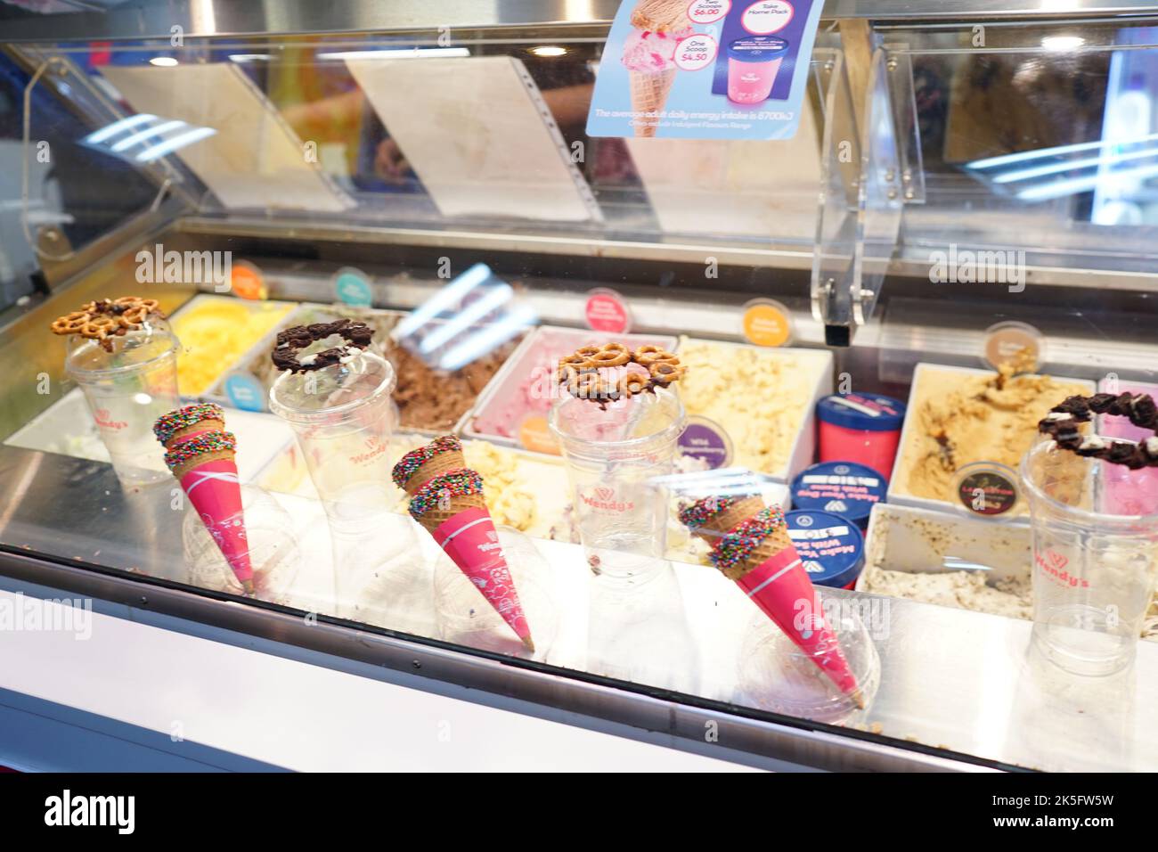 Ice cream in Australia Stock Photo - Alamy