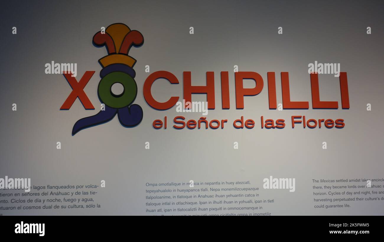 Seasonal Exposition of Xochipilli, April - July 2018. Museo Nacional de ...