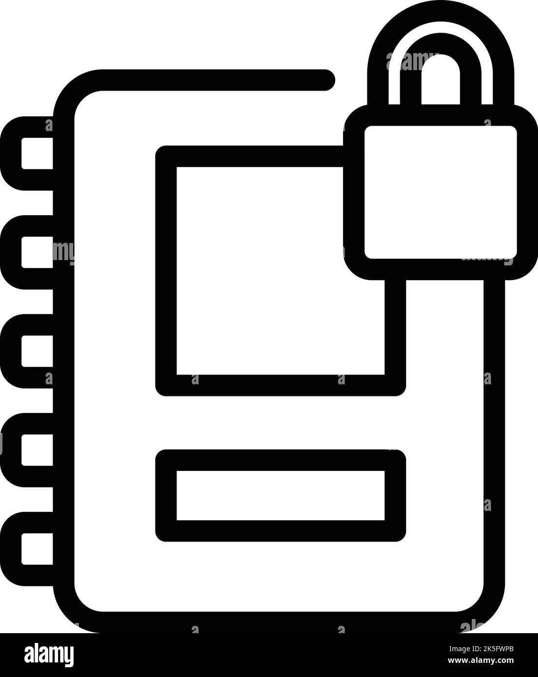 Secured folder icon outline vector. Security guard. Officer security ...